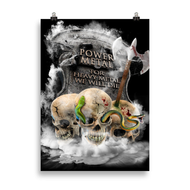 power metal poster – Urban Hooligans